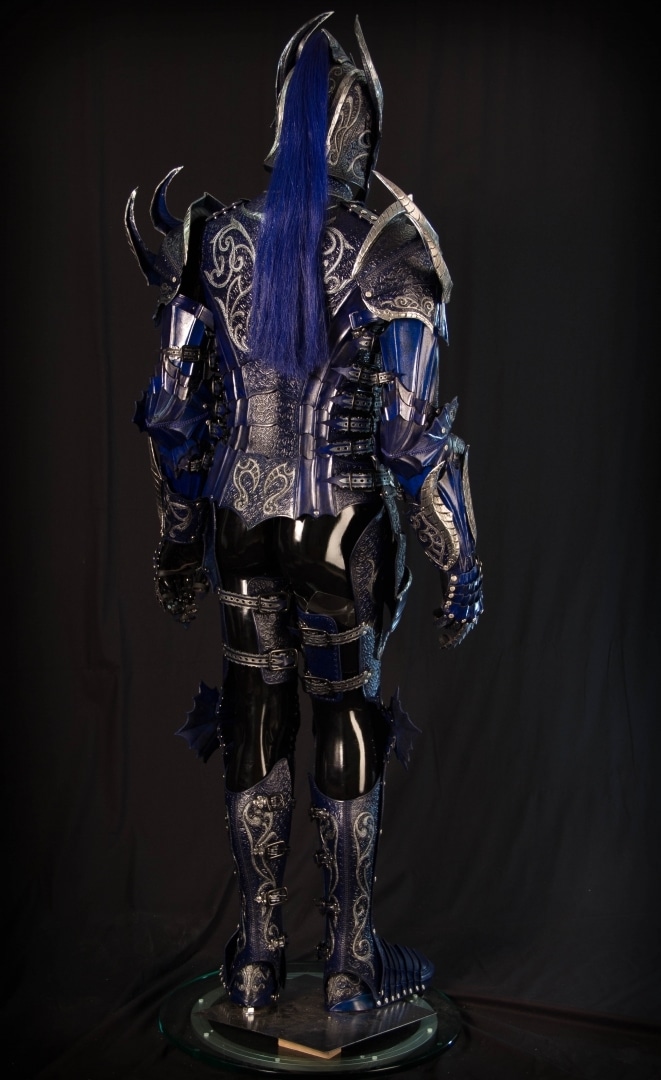 Gallery - Sapphire Knight - Custom Leather Armor - Prince Armory