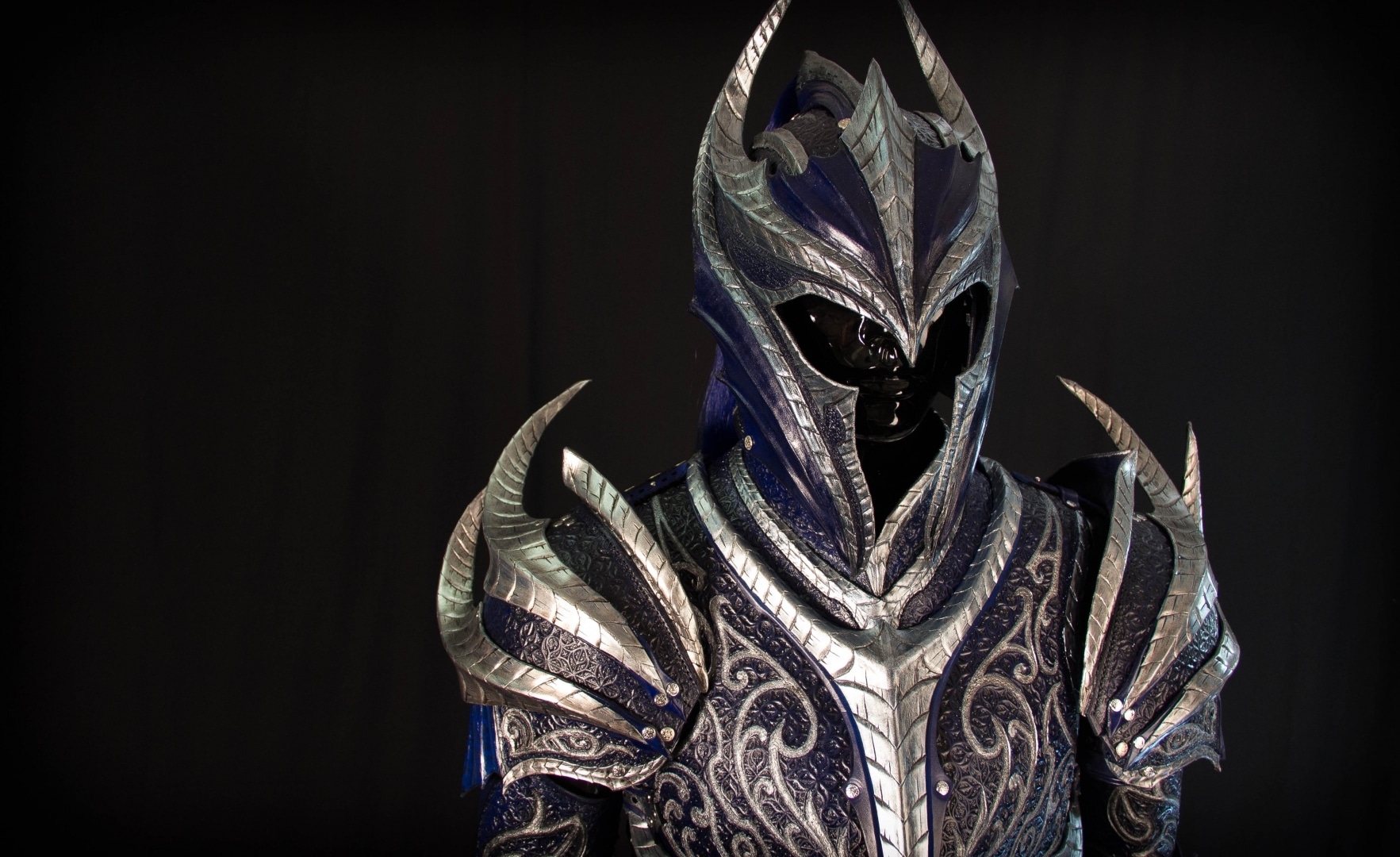 Gallery - Sapphire Knight - Custom Leather Armor - Prince Armory