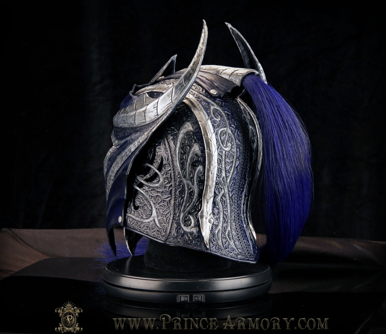 Gallery - Sapphire Knight - Custom Leather Armor - Prince Armory